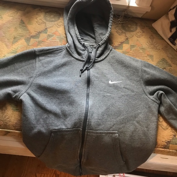 Nike | Jackets & Coats | Nike Grey Jacket | Poshmark